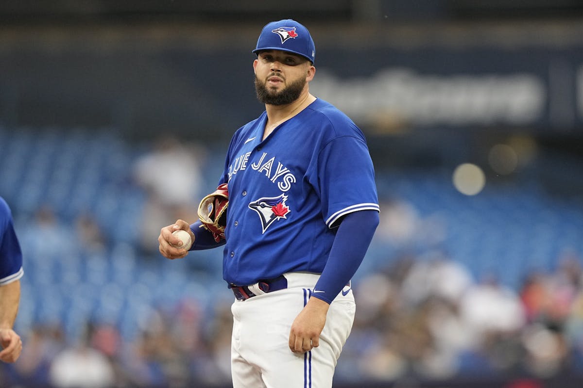 Alek Manoah gave up seven runs in his first rehab appearance